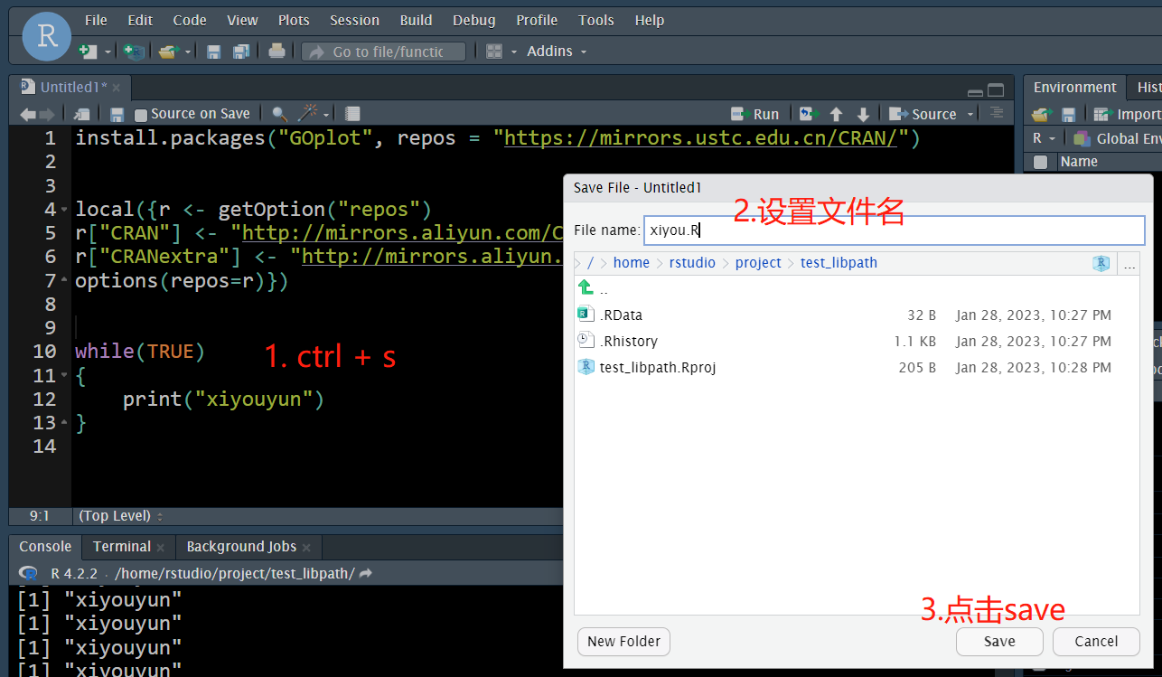 rstudio使用技巧 | xiyoucloud